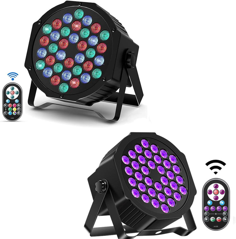 36 LED RGB/UV Par Lights Stage Party Light – Evertronics
