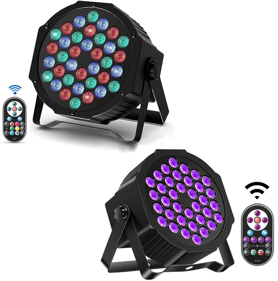 36 LED RGB/UV Par Lights Stage Party Light – Evertronics