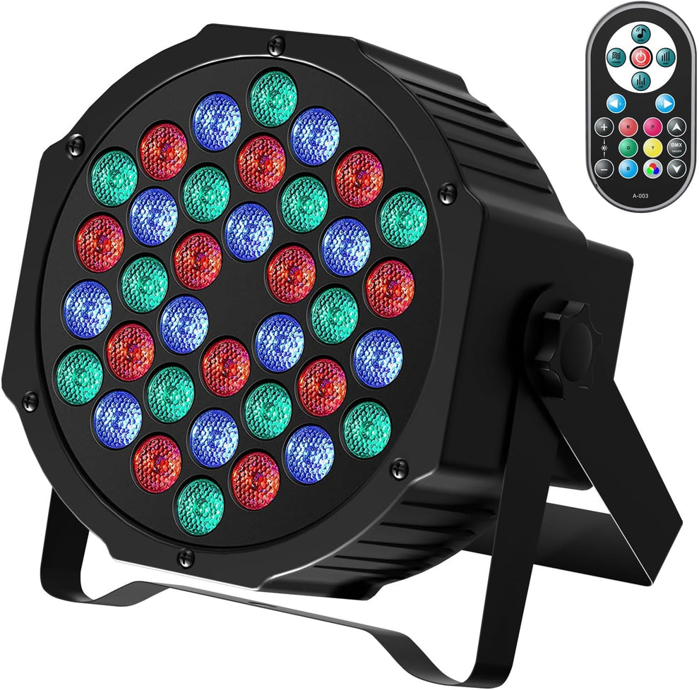36 LED RGB/UV Par Lights Stage Party Light – Evertronics
