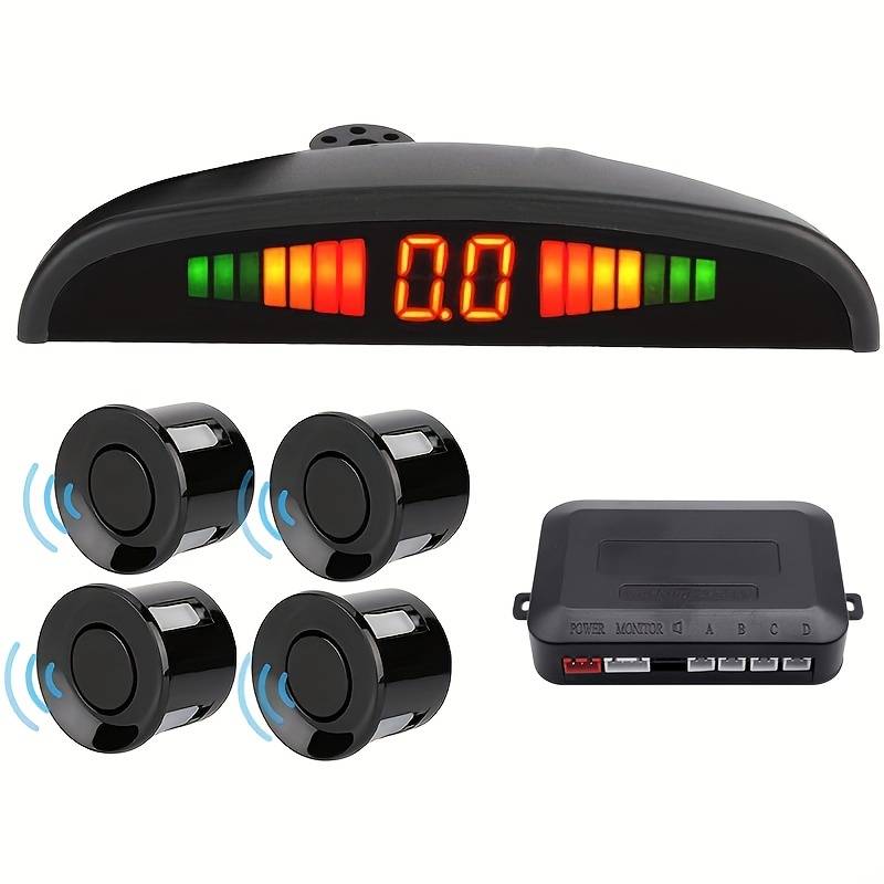 Car Reverse Sensor Backup Parking Reversing Radar Kit w/ 4 Sensors Buz ...