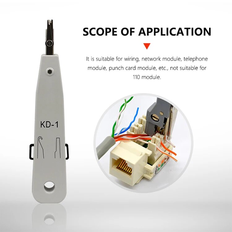 Punch Down Tool LAN For Telephone RJ45 RJ11 Cable Tools (JS52 ...