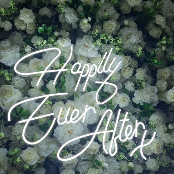 12V Happily Ever After LED Sign Neon Light for Wedding – Evertronics