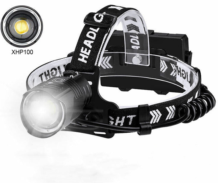 XHP100 LED Headlamp (RS29) Zoom USB Rechargeable Torch Headlight Super ...