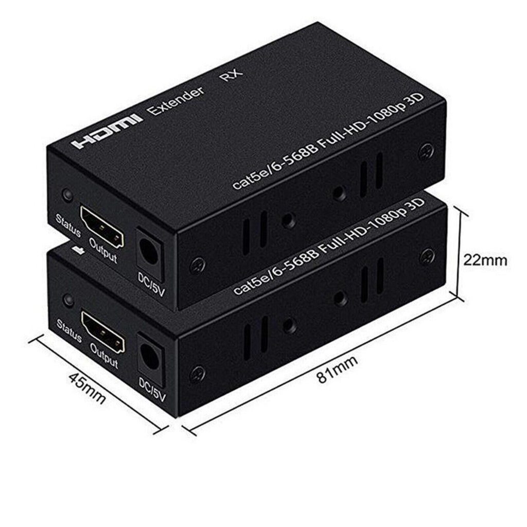 HDMI to Cat6 Extender 60m Extender (LS64) HDCP 1.2 working cost cable ...