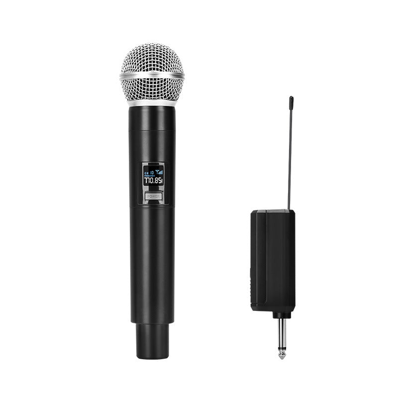 Rechargeable 2.4G Wireless Handheld Microphone 6.35mm 3.5mm – Evertronics