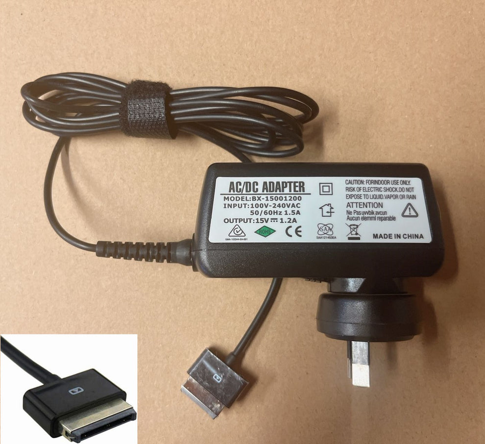 15V 1.2A AC Adapter Laptop Charger for ASUS EeePad Transformer TF101 T ...