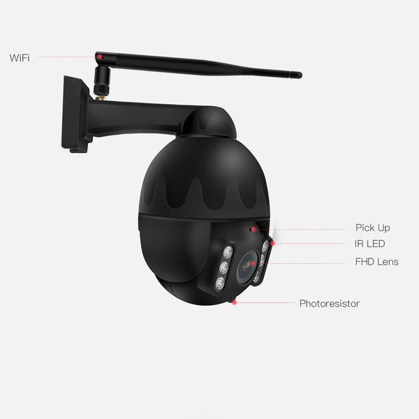 Starcam Outdoor PTZ 1080p Security Camera – Evertronics