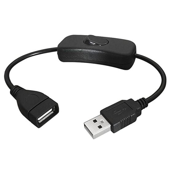 USB In-line Power Switch Extension Cable – Evertronics