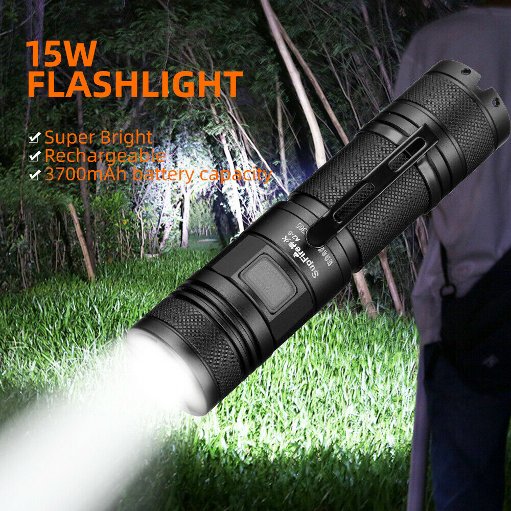 SUPERFIRE 15W Rechargeable Zoom Torch A2-S – Evertronics
