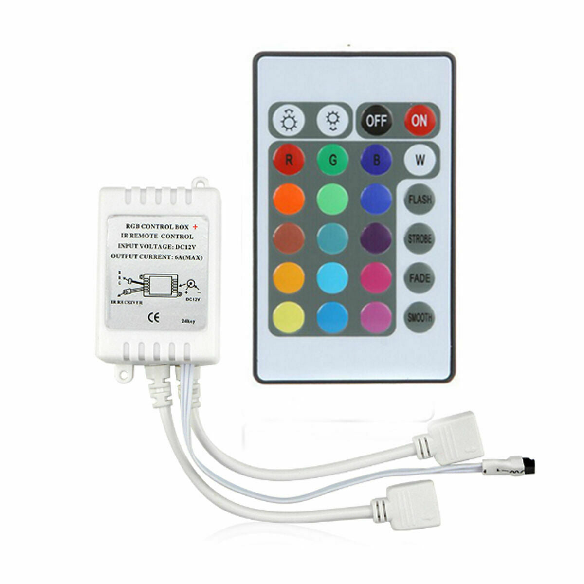 2-Port Dual way RGB Strips Controller – Evertronics